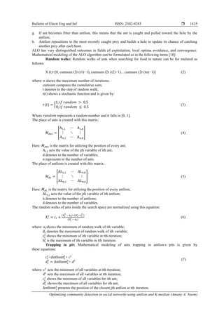 Optimizing community detection in social networks using antlion and K-median | PDF