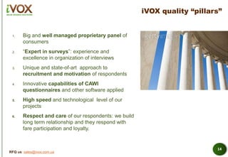 311214 ivox ua online panel profile_presentation | PPT