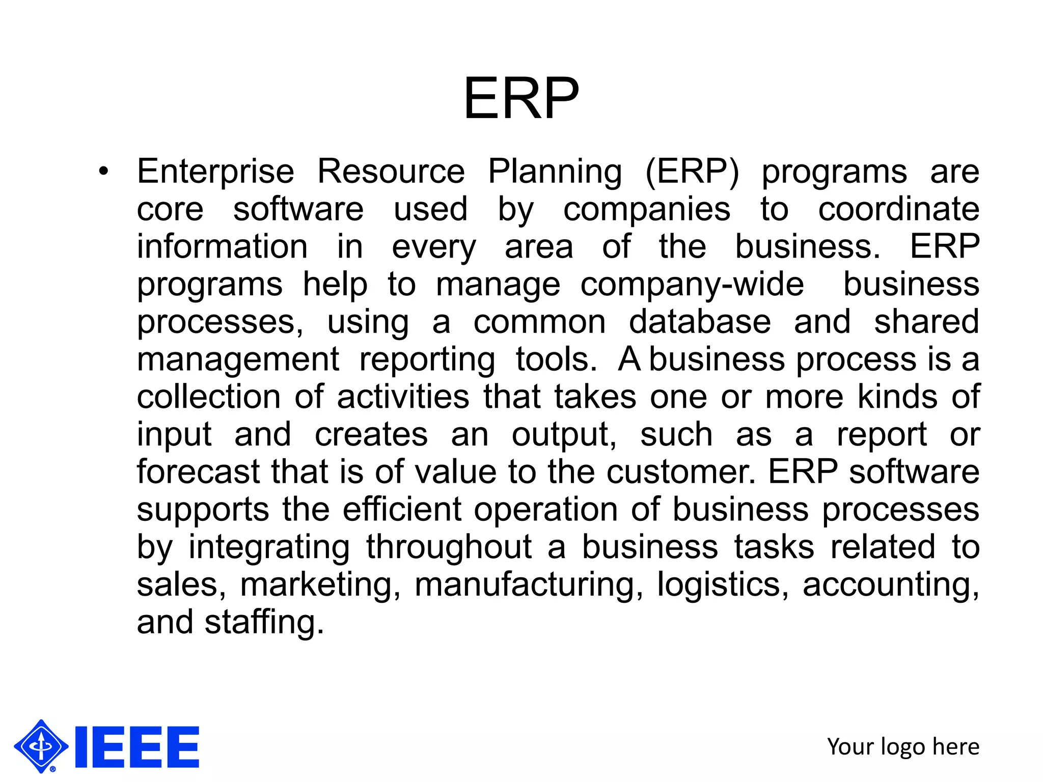 Assessing Component Based Erp Architecture For Developing Organizations