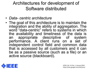 Assessing Component based ERP Architecture for Developing Organizations | PPT
