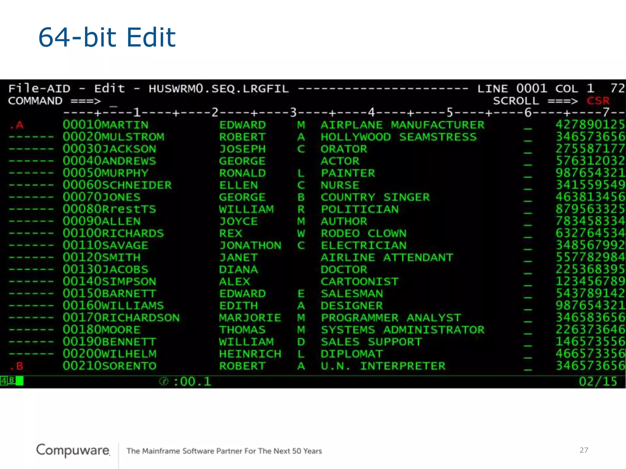 What's New in File-AID 16.03