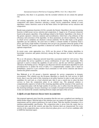 WEB SERVICE SELECTION BASED ON RANKING OF QOS USING ASSOCIATIVE CLASSIFICATION | PDF | Internet ...