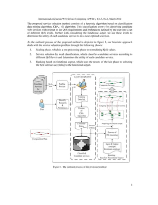 WEB SERVICE SELECTION BASED ON RANKING OF QOS USING ASSOCIATIVE CLASSIFICATION | PDF