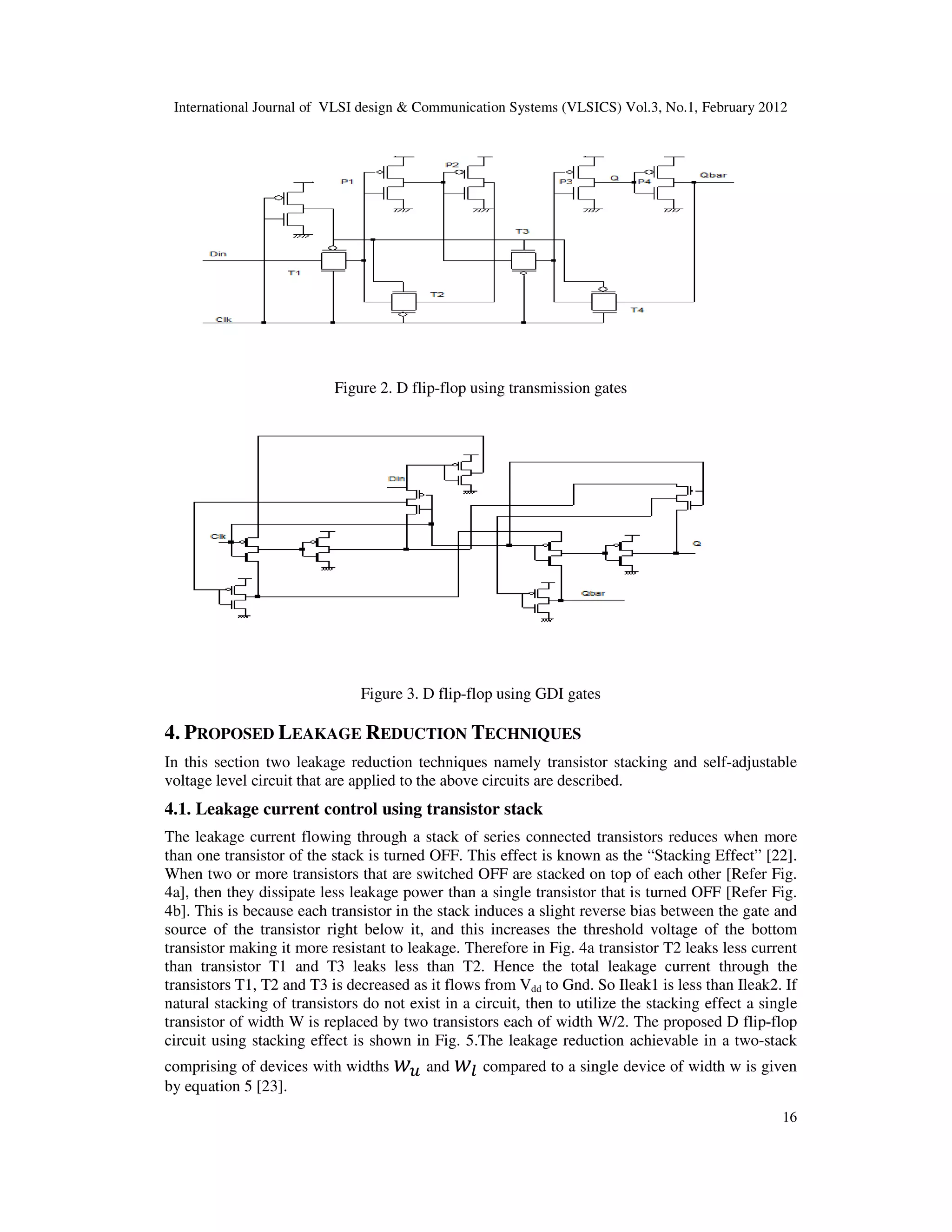Leakage Power Reduction And Analysis Of Cmos Sequential Circuits Pdf