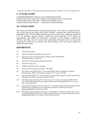 SYSTEM ON PROGRAMMABLE CHIP FOR PERFOMANCE ESTIMATION OF LOOM MACHINE | PDF