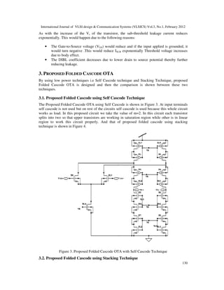 LOW POWER FOLDED CASCODE OTA | PDF | Physics | Science