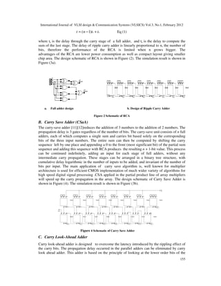 Area, Delay and Power Comparison of Adder Topologies | PDF | Computing | Technology & Computing