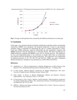 Faster Interleaved Modular Multiplier Based on Sign Detection | PDF | Programming Languages ...