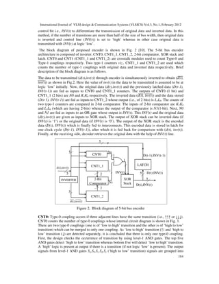 BUS ENCODER FOR CROSSTALK AVOIDANCE IN RLC MODELED | PDF