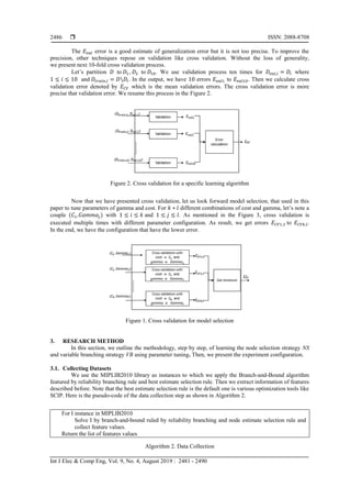 Adapted Branch-and-Bound Algorithm Using SVM With Model Selection | PDF
