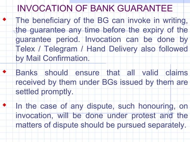 31132115 bank-guarantee | PPT | Business Banking & Finance | Business