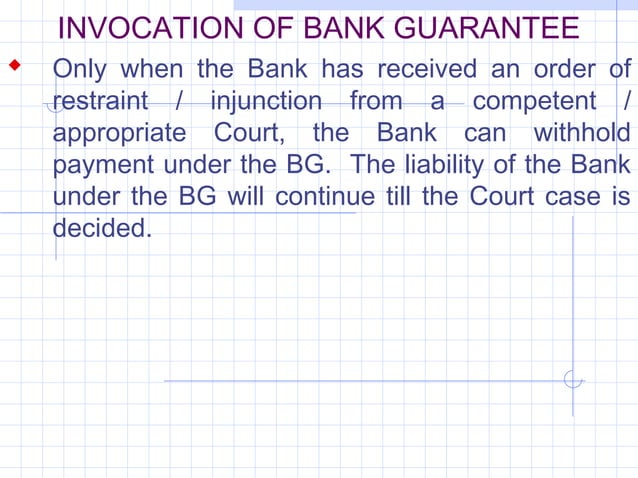 31132115 bank-guarantee | PPT | Business Banking & Finance | Business