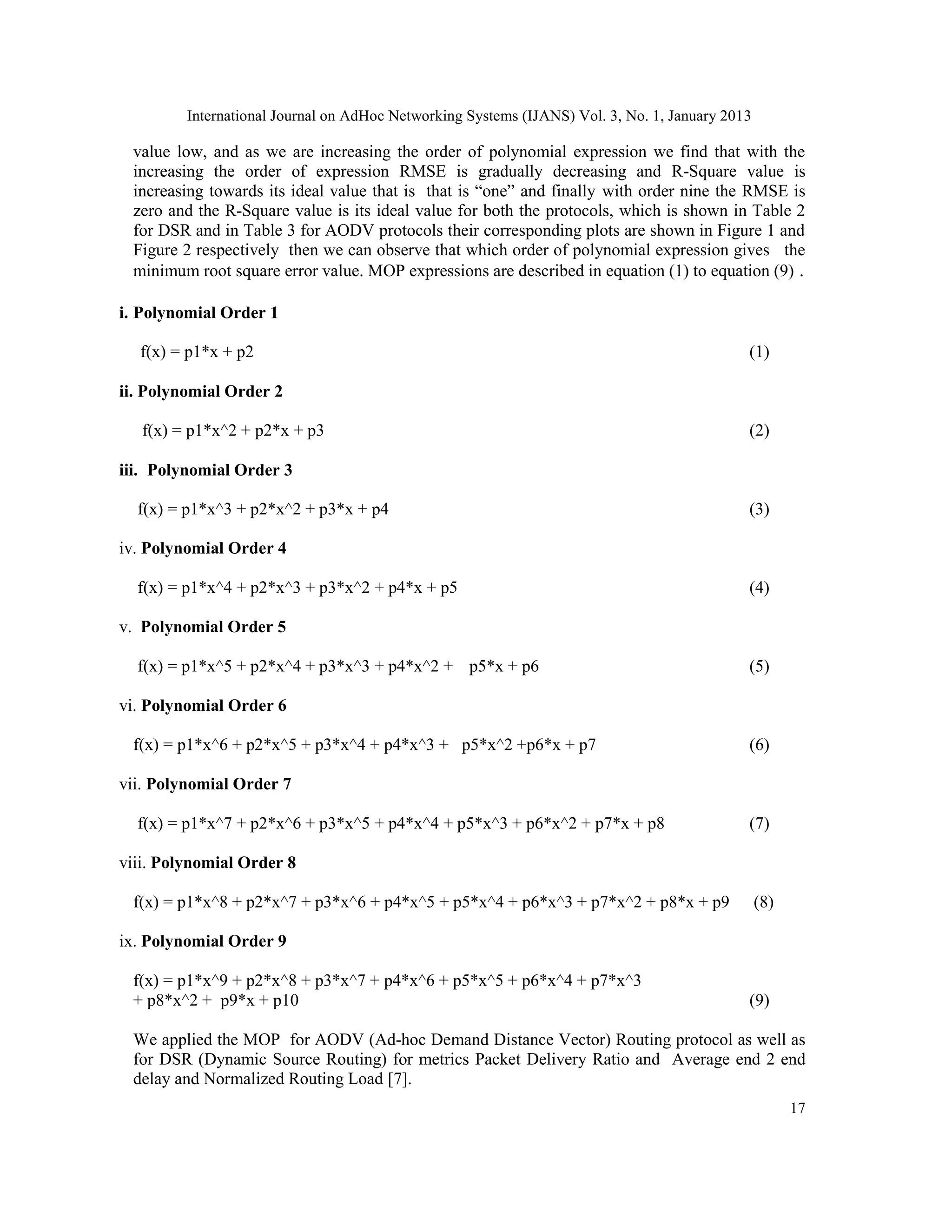 Performance Analysis Of Routing Metrics In Manet Pdf