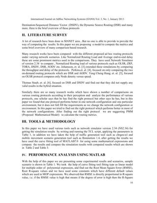 Performance Analysis of Routing Metrics in Manet | PDF
