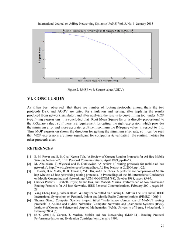 Performance Analysis Of Routing Metrics In Manet Pdf