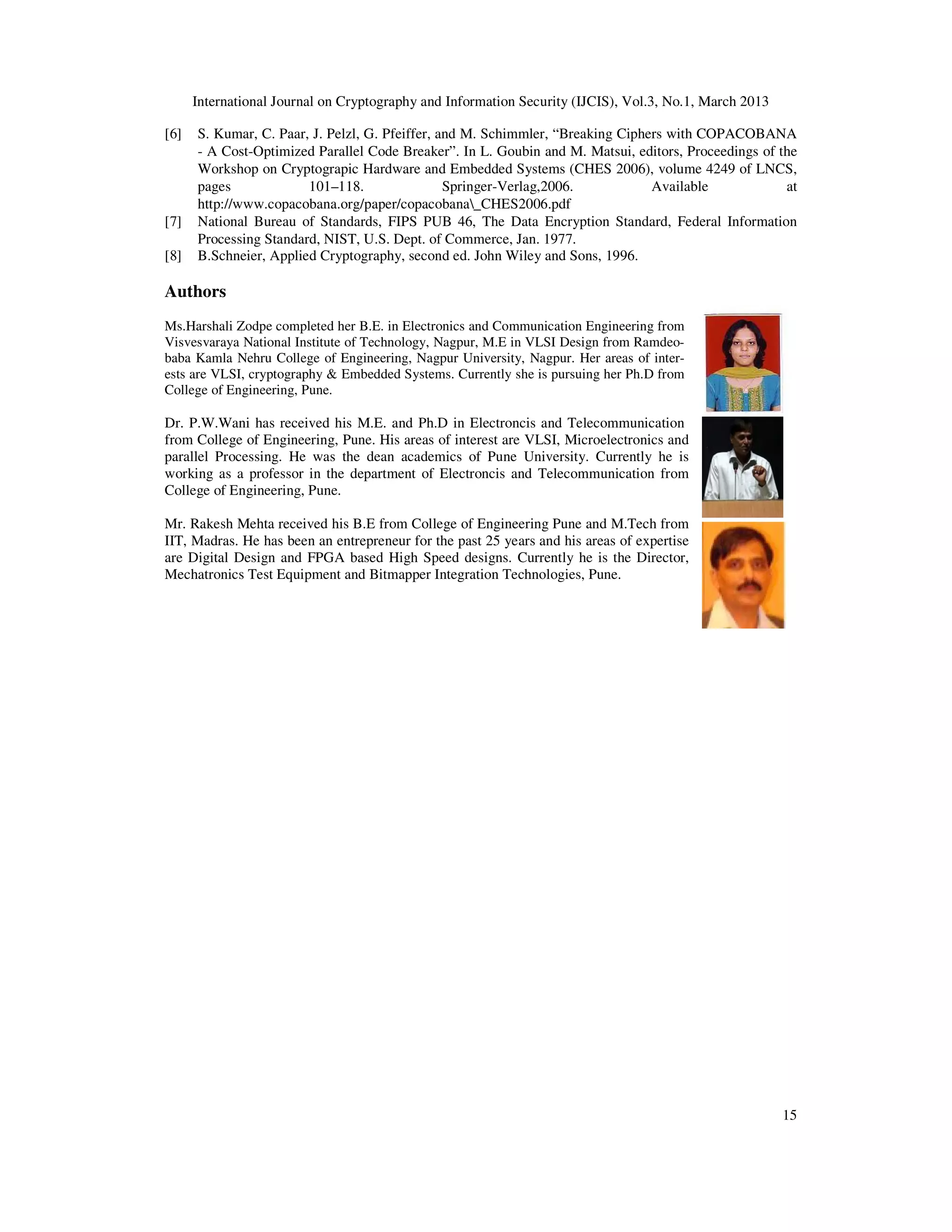 Hardware Implementation of Algorithm for Cryptanalysis | PDF Hardware Implementation of Algorithm for Cryptanalysis | PDF