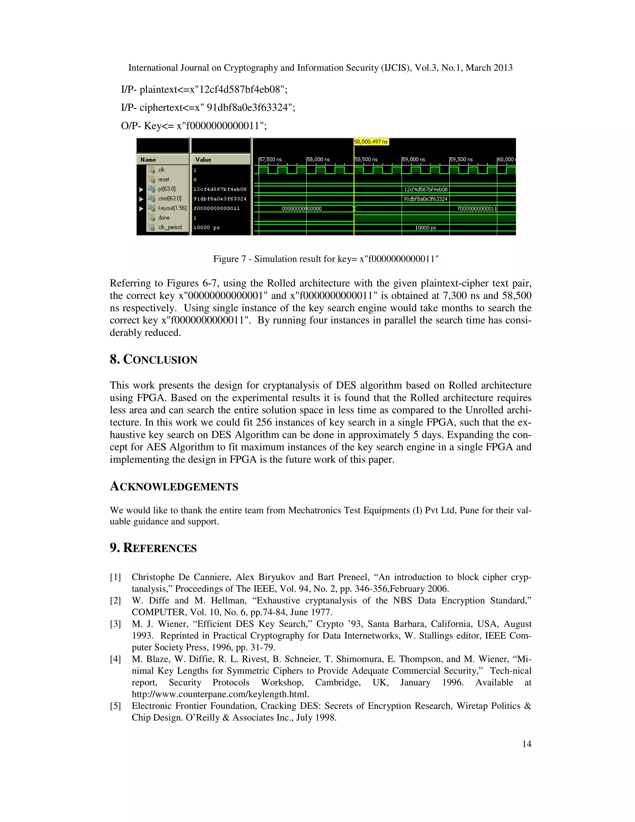 HARDWARE IMPLEMENTATION OF ALGORITHM FOR CRYPTANALYSIS | PDF HARDWARE IMPLEMENTATION OF ALGORITHM FOR CRYPTANALYSIS | PDF