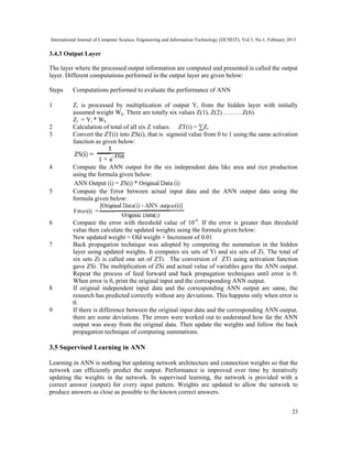 DESIGN AND DEVELOPMENT OF ARTIFICIAL NEURAL NETWORKING (ANN) SYSTEM USING SIGMOID ACTIVATION ...