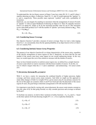 EVALUATING THE OPTIMAL PLACEMENT OF BINARY SENSORS | PDF