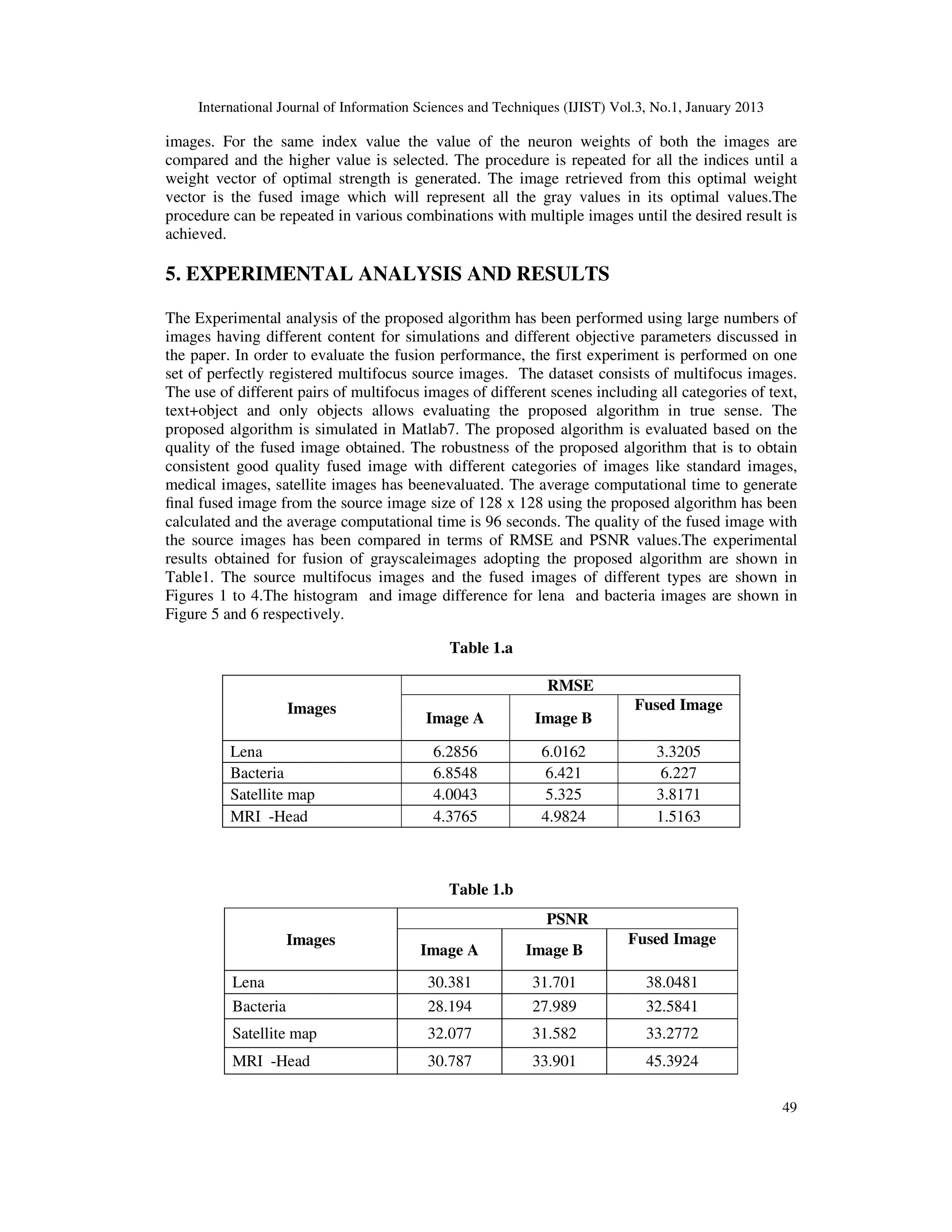 ADOPTING AND IMPLEMENTATION OF SELF ORGANIZING FEATURE MAP FOR IMAGE FUSION | PDF