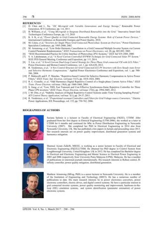 Reduction in Current THD of Grid Parallel Inverters Using Randomized PR ...