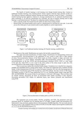 Transfer learning with multiple pre-trained network for fundus ...