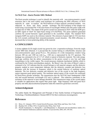 Optical and Dielectric Studies on Semiorganic Nonlinear Optical Crystal ...