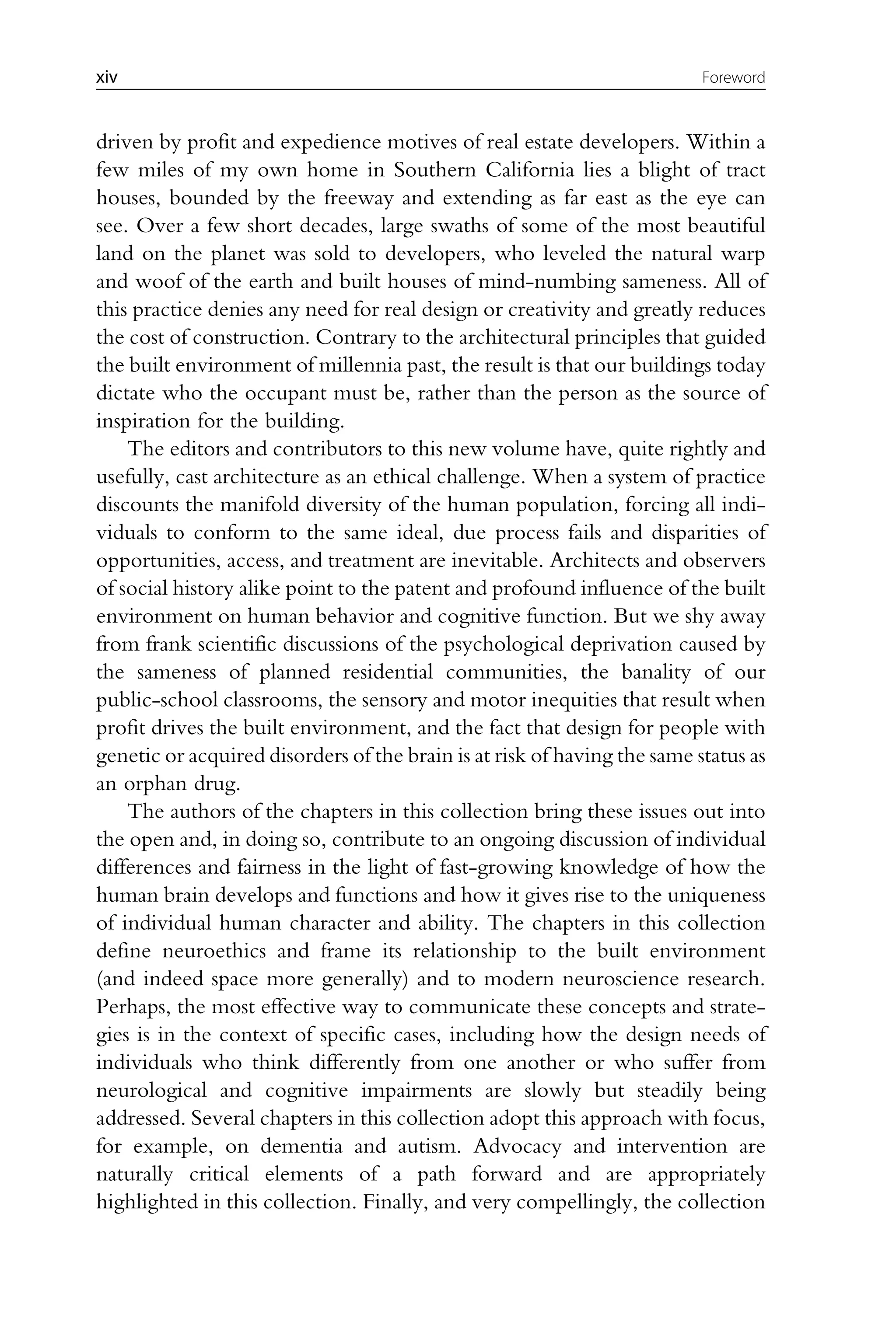 Neuroethics and Bioethics: Neurodivergence and Architecture Anthony ...