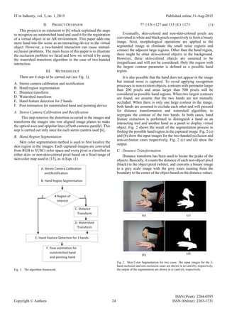 Using Watershed Transform for Vision-based Two-Hand Occlusion in an Interactive AR Environment | PDF