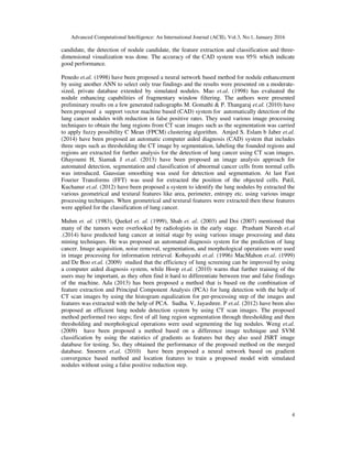 Prediction of Lung Cancer Using Image Processing Techniques: A Review | PDF