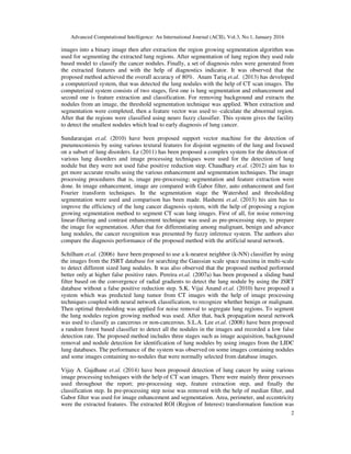 Prediction of Lung Cancer Using Image Processing Techniques: A Review | PDF