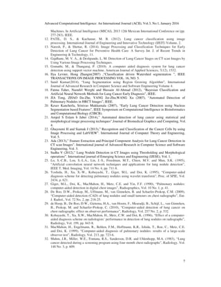 Prediction of Lung Cancer Using Image Processing Techniques: A Review | PDF