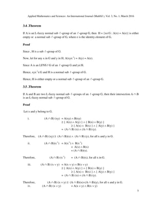 A STUDY ON L-FUZZY NORMAL SUBl -GROUP | PDF