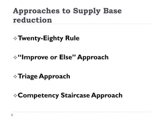 31185020 purchasing-and-vendor-management-lecture-6 | PPT