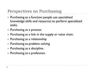 31185020 purchasing-and-vendor-management-lecture-6 | PDF
