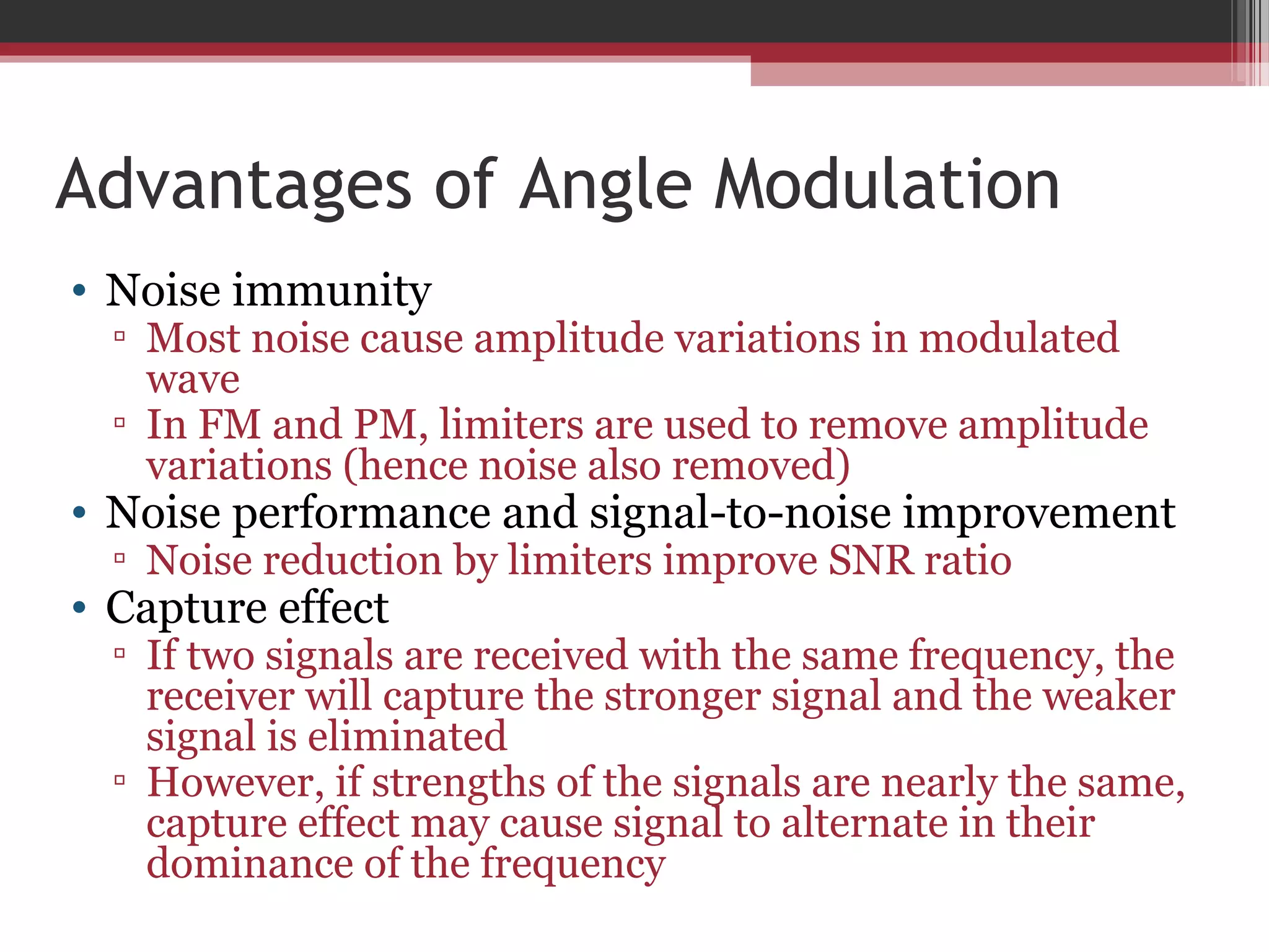 311 angle modulation | PPT