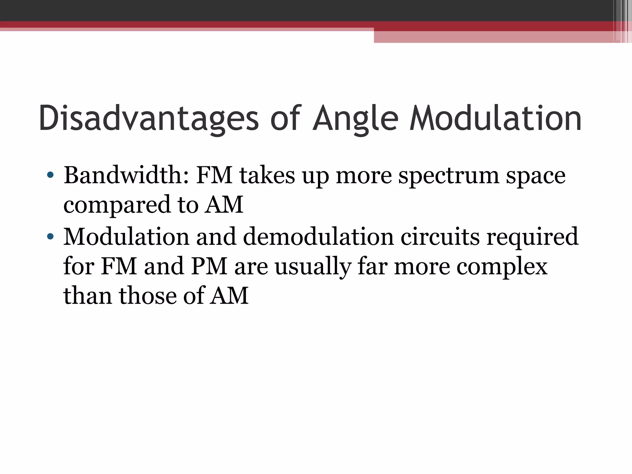 311 angle modulation | PPT