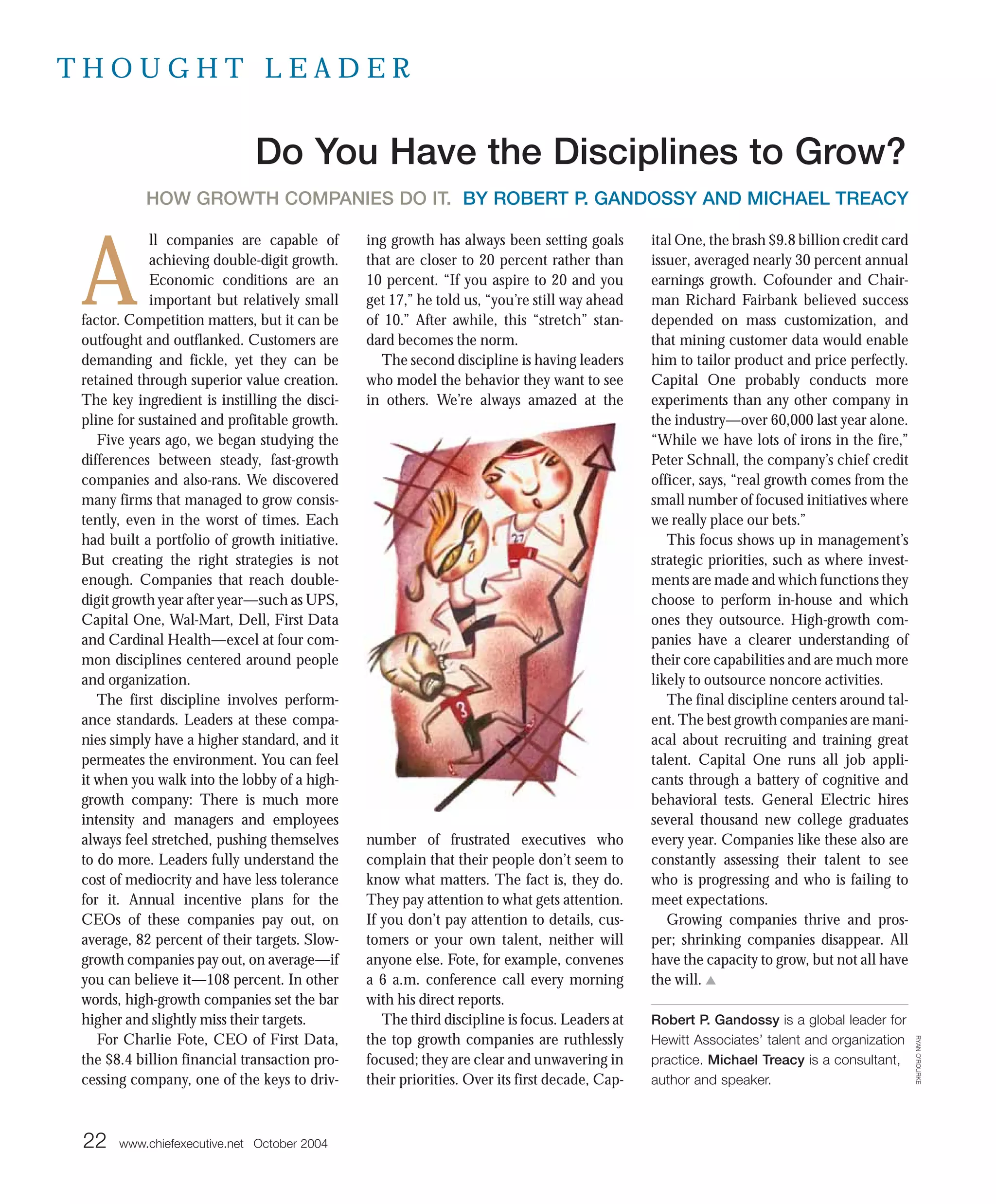 Do You Have The Disciplines to Grow Chief Executive Article | PDF