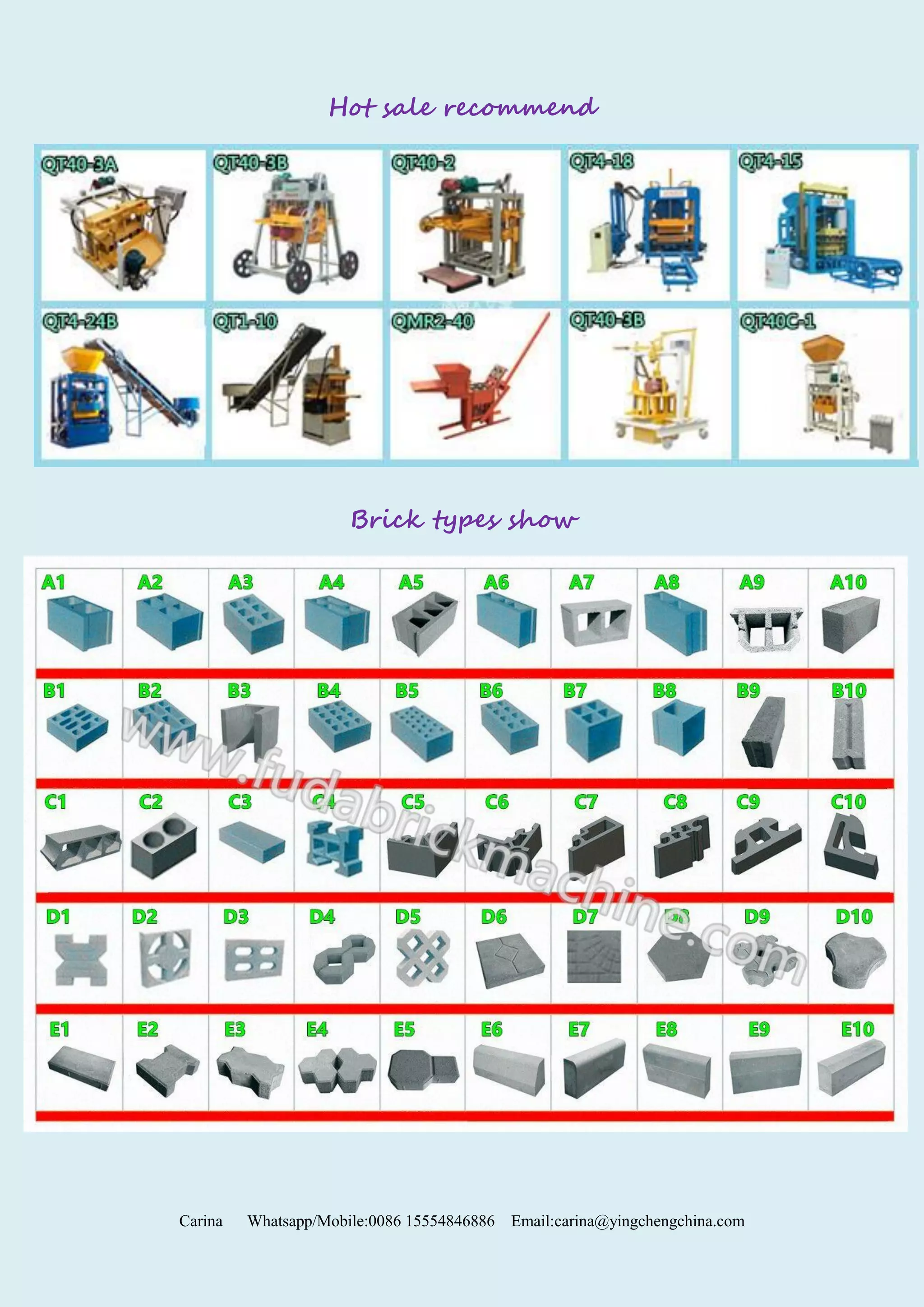 Fuda brick machine catalogue | PDF