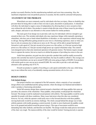 Wheelchair Modification Design Report | PDF