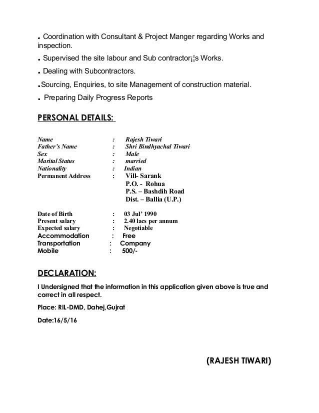 rajesh Resume
