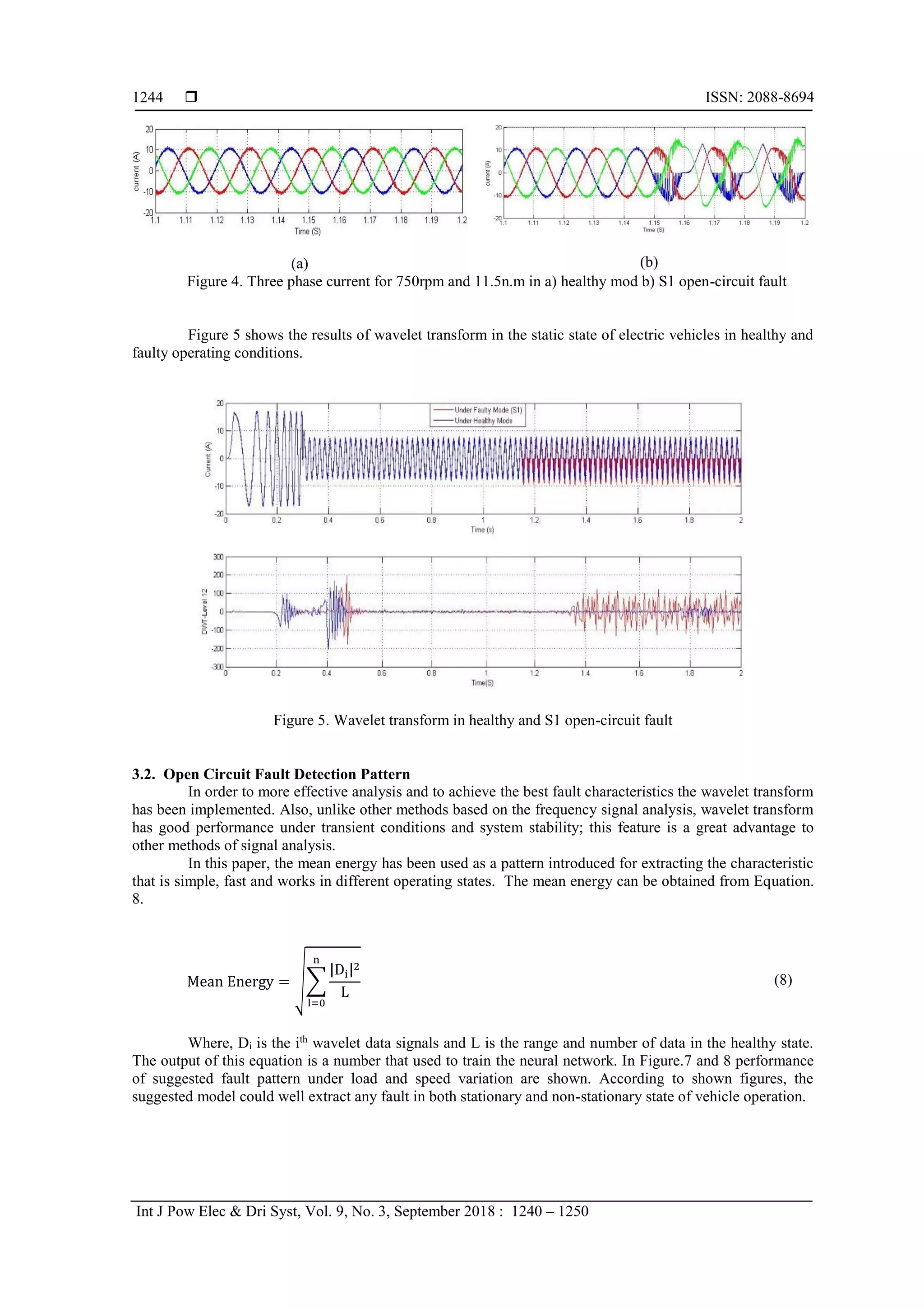An Open Circuit Fault Detection Method With Wavelet Transform In Igbt Based Dc Ac Inverter Used