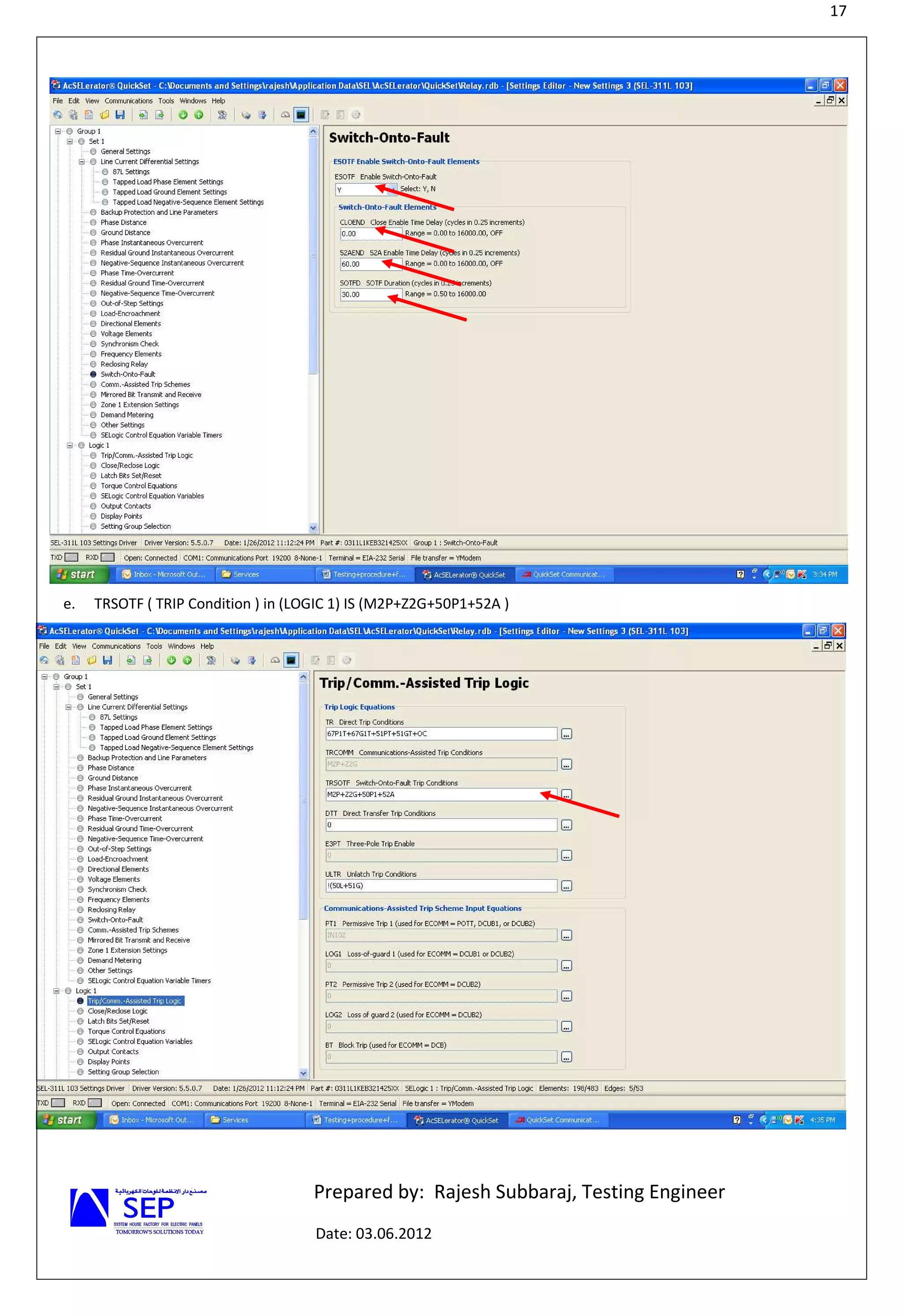 311l testing procedure | PDF