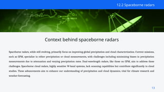 Presentation about cloud and spaceborne radars | PPT