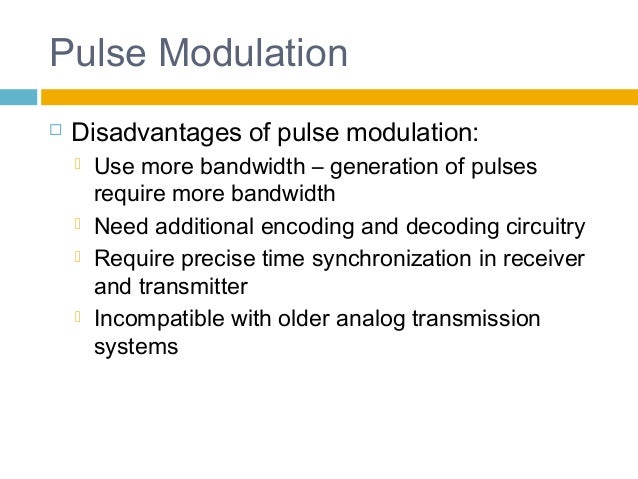 311 pulse modulation