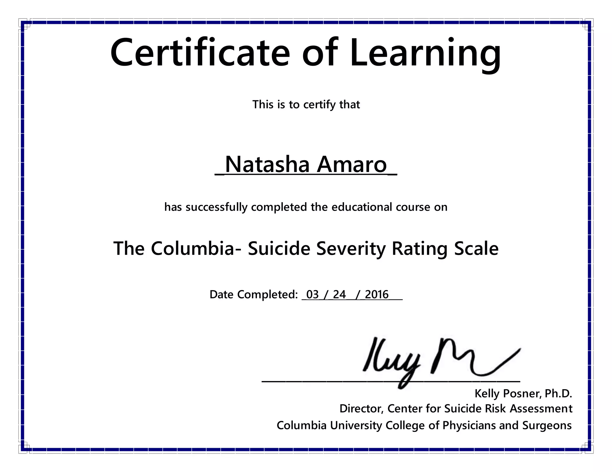 C-SSRSCertificateofLearning | DOCX