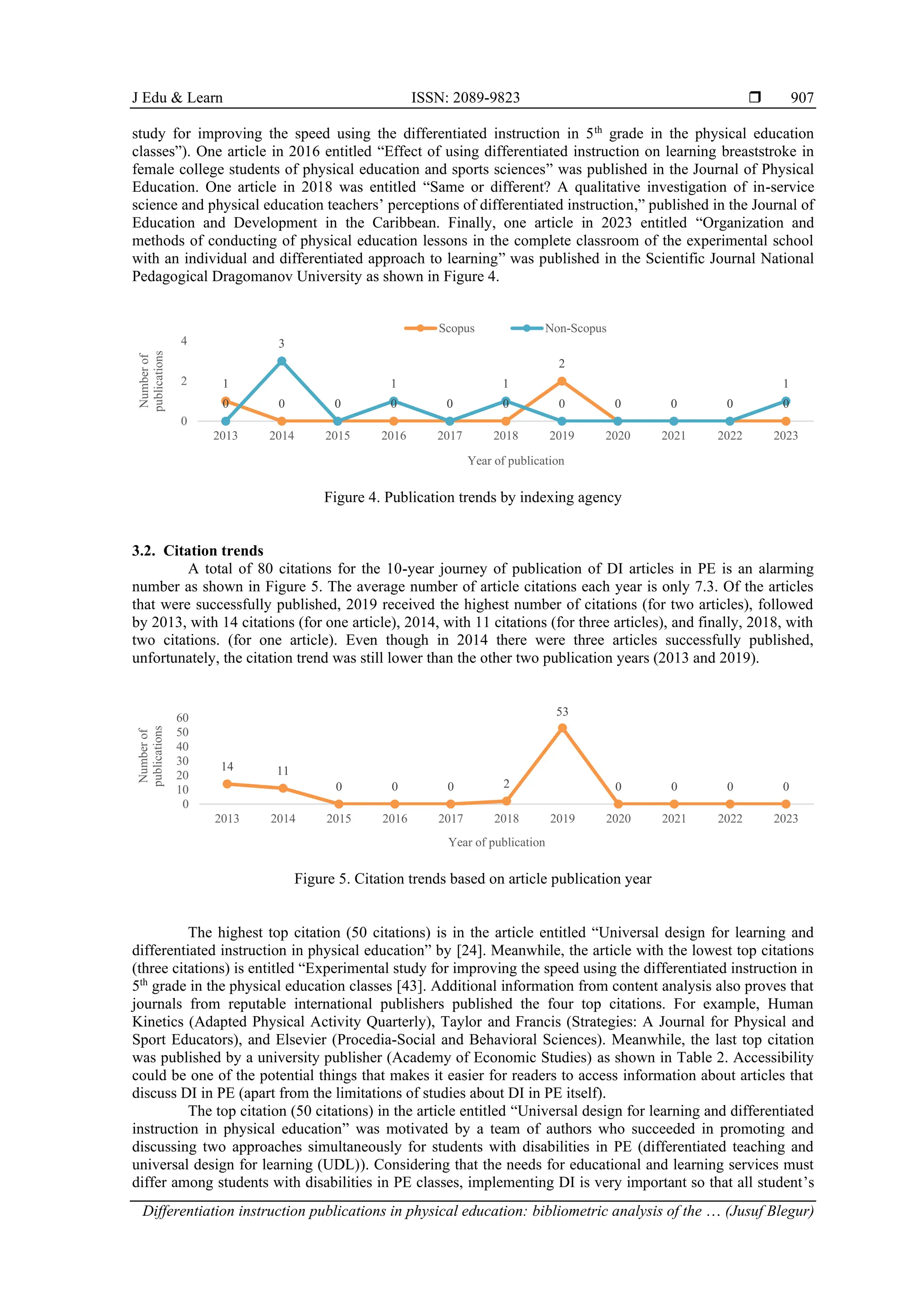 Differentiation instruction publications in physical education ...