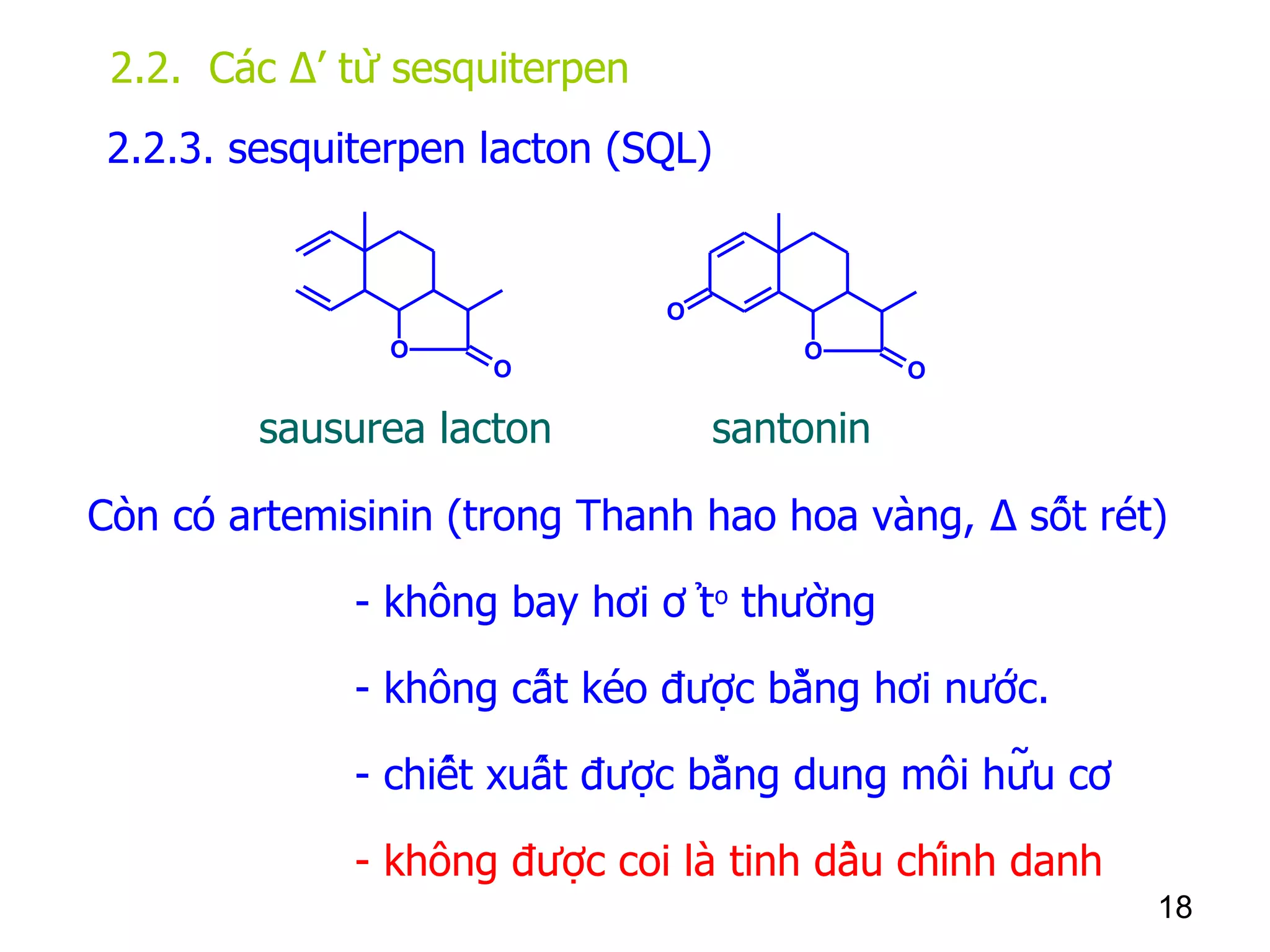 Bài Giảng Tinh Dầu Và Dược Liệu Chứa Tinh Dầu | PDF