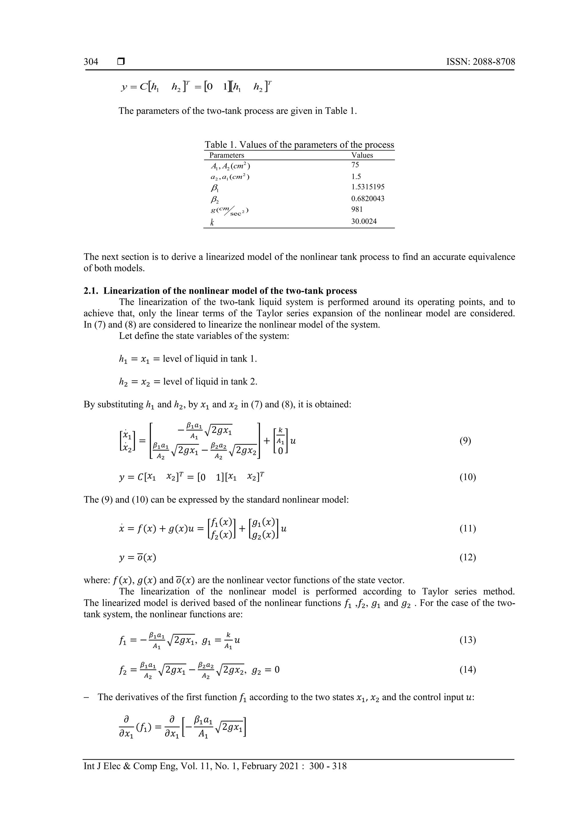 Design of a model reference adaptive PID control algorithm for a tank system | PDF