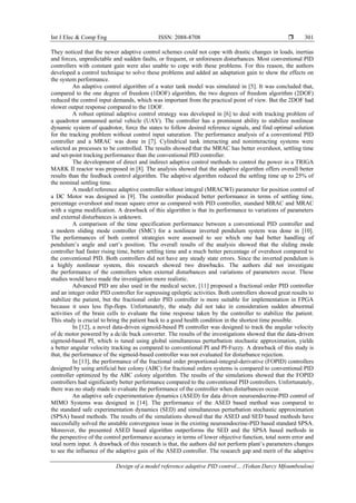 Design of a model reference adaptive PID control algorithm for a tank ...